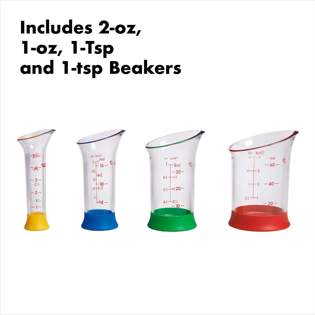 Good Grips 4 Piece Mini Measuring Beaker Set – Homenkitchenshop