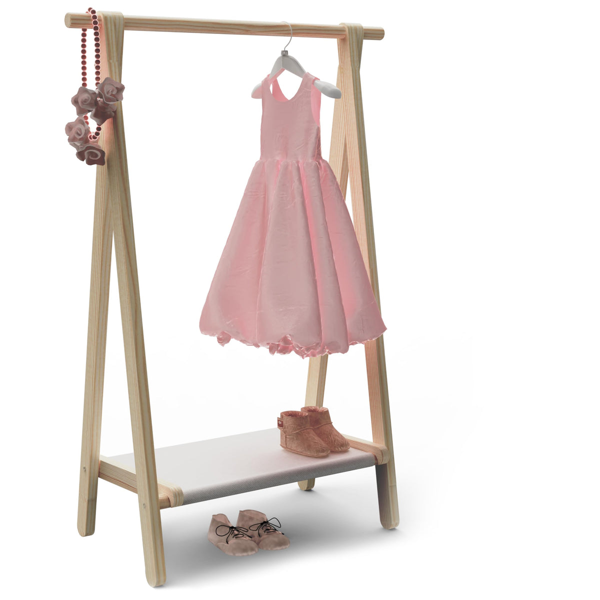 Vogusland Dress Up Rack, Child Garment Rack, Kids Clothing Rack With S ...
