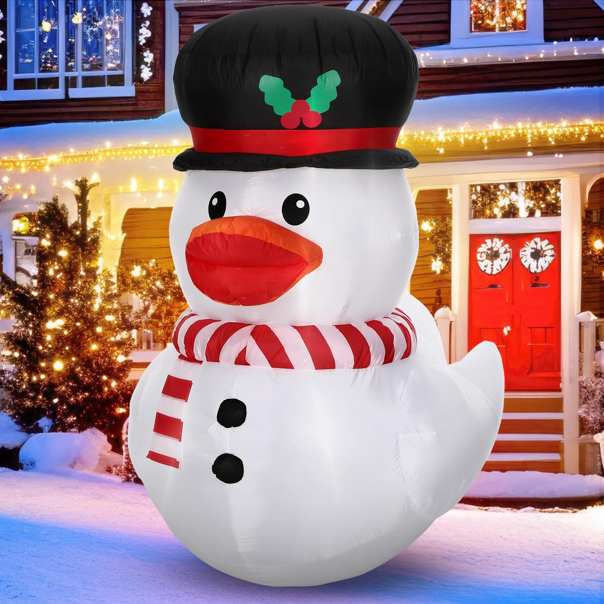 Leyndo 5FT Christmas Inflatables Decoration Outdoor Inflatables Duck w ...