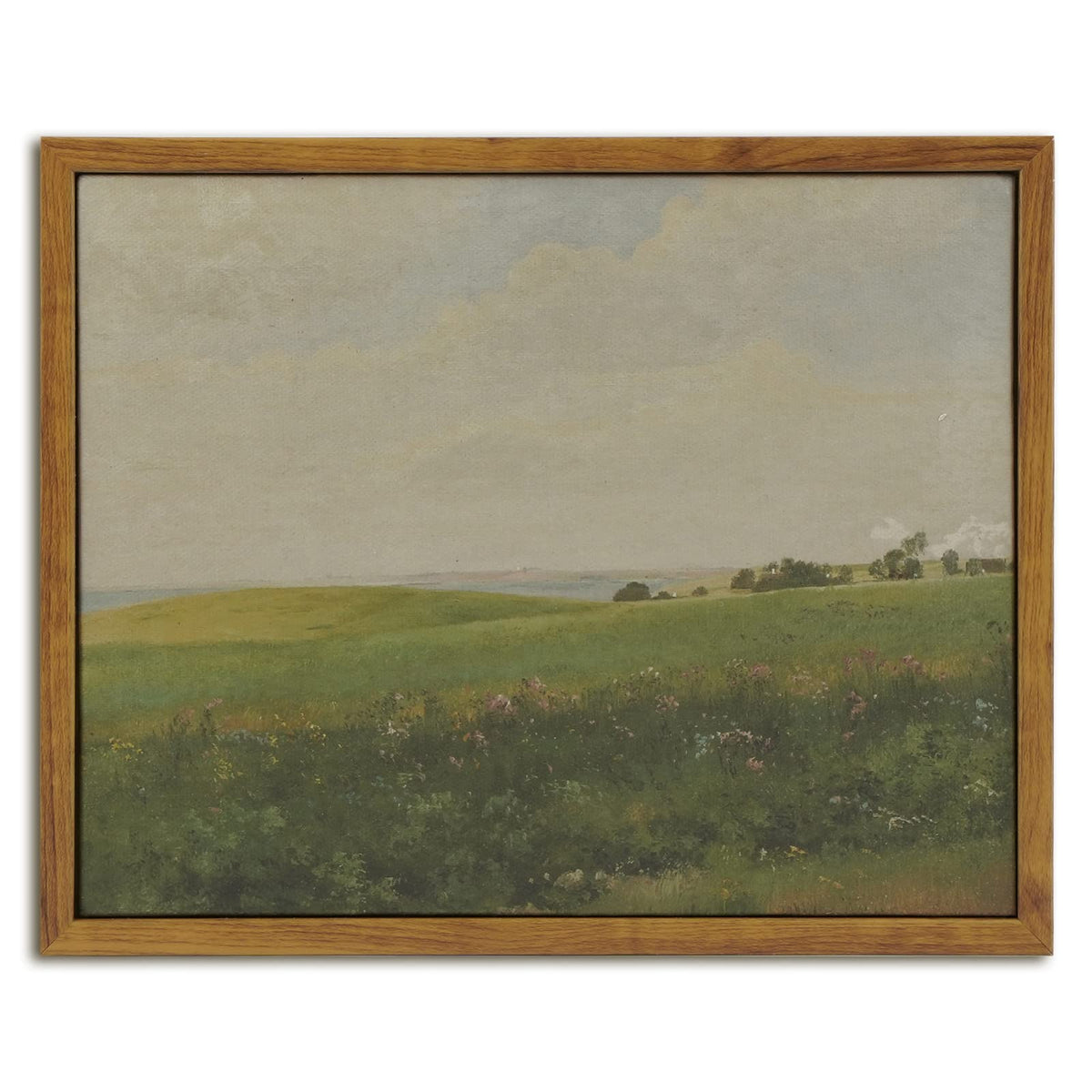 InSimSea Farmhouse Wall Art Decor Vintage Grassland Painting Prints Fr ...