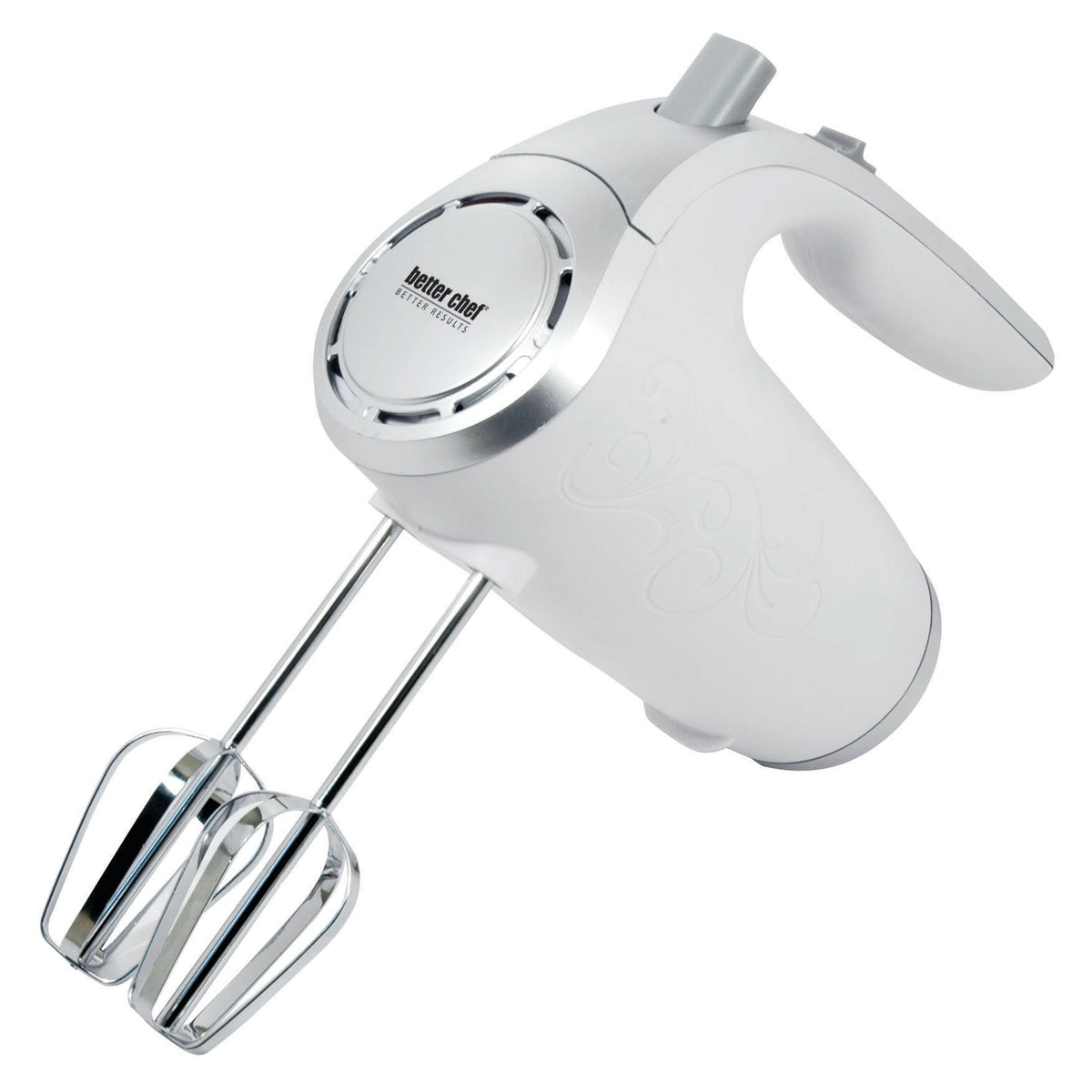 Better Chef Electric Hand Mixer 5-Speed Stainless Beaters & Hooks Atta ...