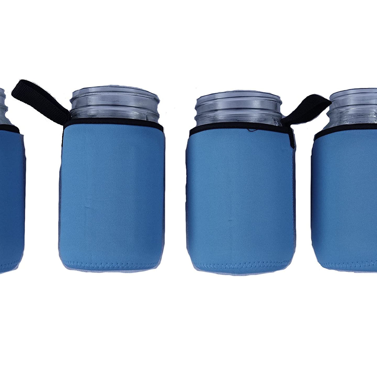 Masun Shine Mason Jar Sleeve Wide, And Regular Mouth Quart Jars (Light ...