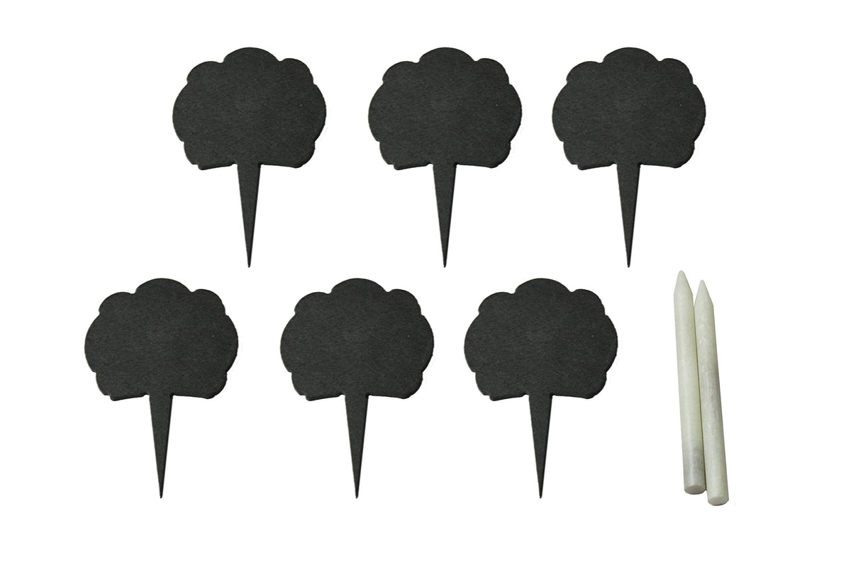Lonovel Cheese Markers Set Natural Slate Cheese Labels Slate Tags,6 Ch ...