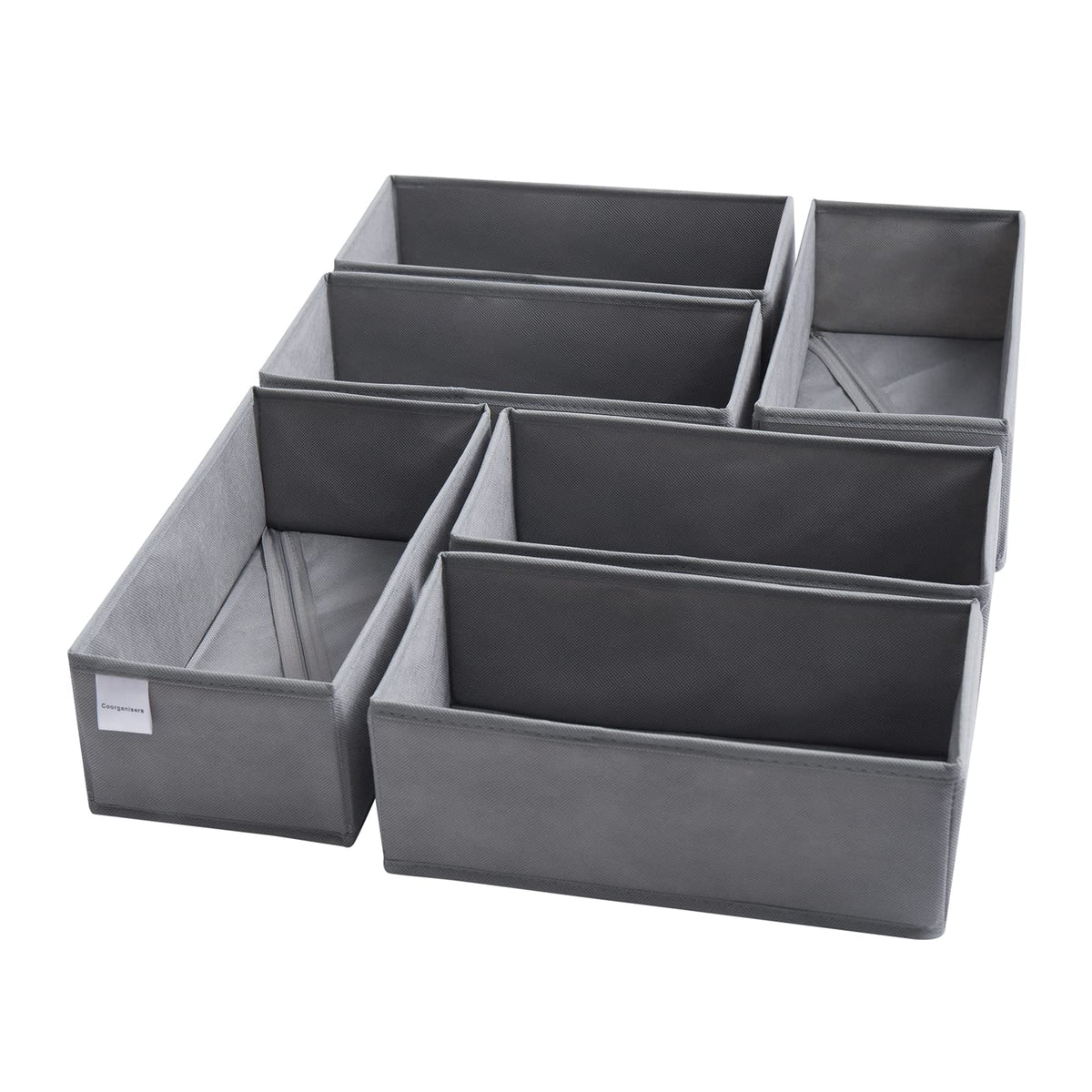 Coorganisers 6 Packs Dresser Organizers,Drawer Organizers for Clothing ...