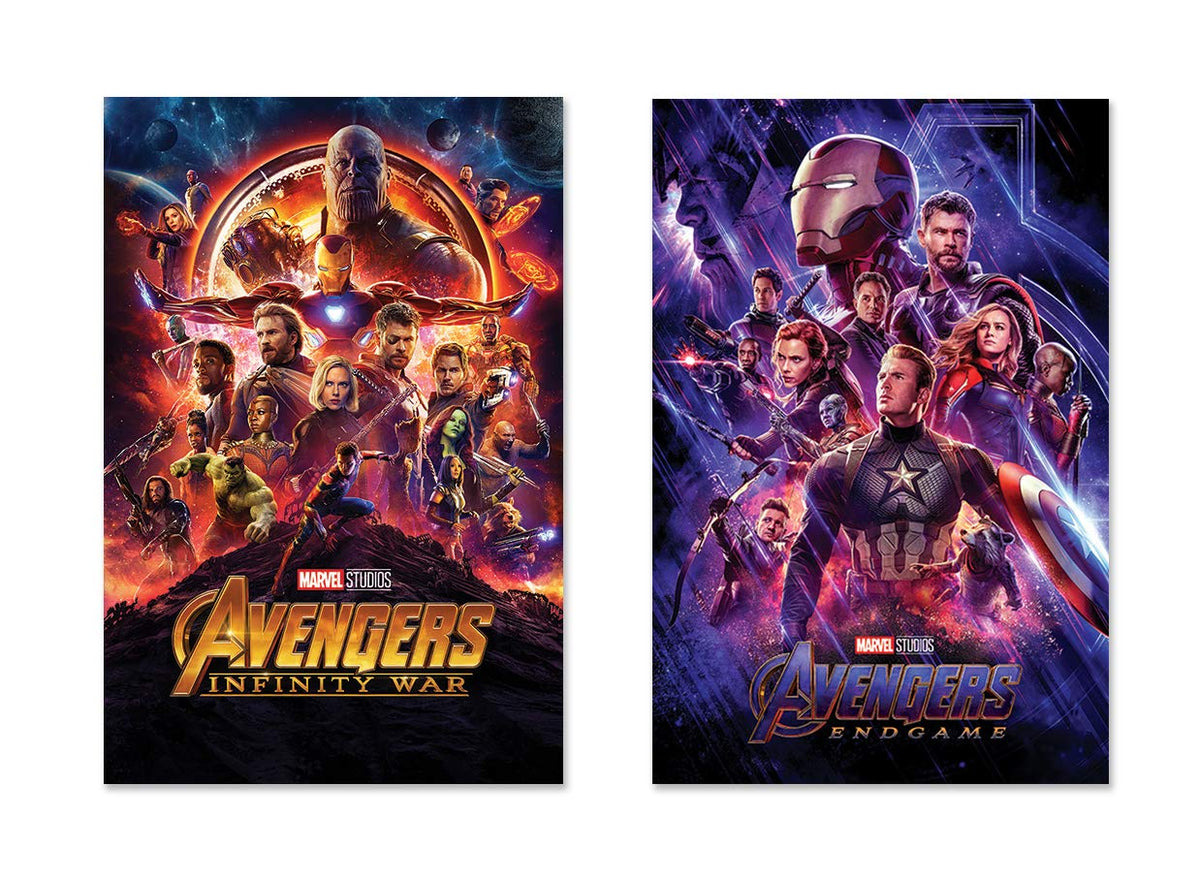 Poster Stop Online Avengers Infinity War & Endgame - 2 Piece Marvel Mo ...
