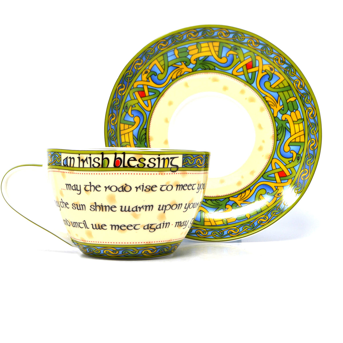 Royal Tara Traditional Irish Blessing Bone China Cup & Saucer - Irish ...