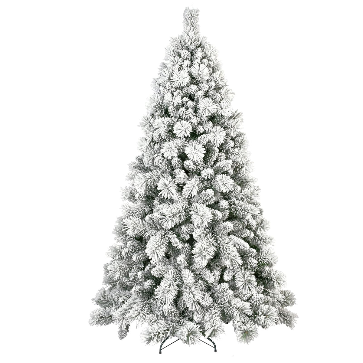 Flocked Christmas Tree 7ft, Christmas Tree -Full Christmas-Trees Snow ...