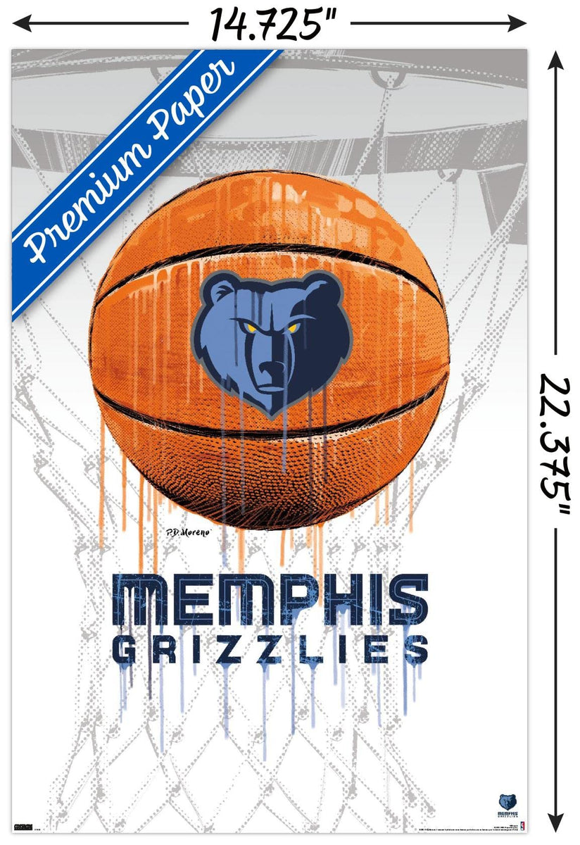 Trends International Nba Memphis Grizzlies - Drip Basketball 21 Wall P ...