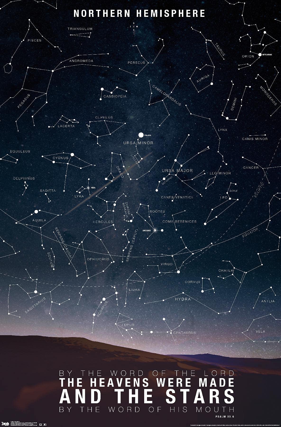 Trends International The Stars Wall Poster 22.375'' X 34'', Dormitory ...