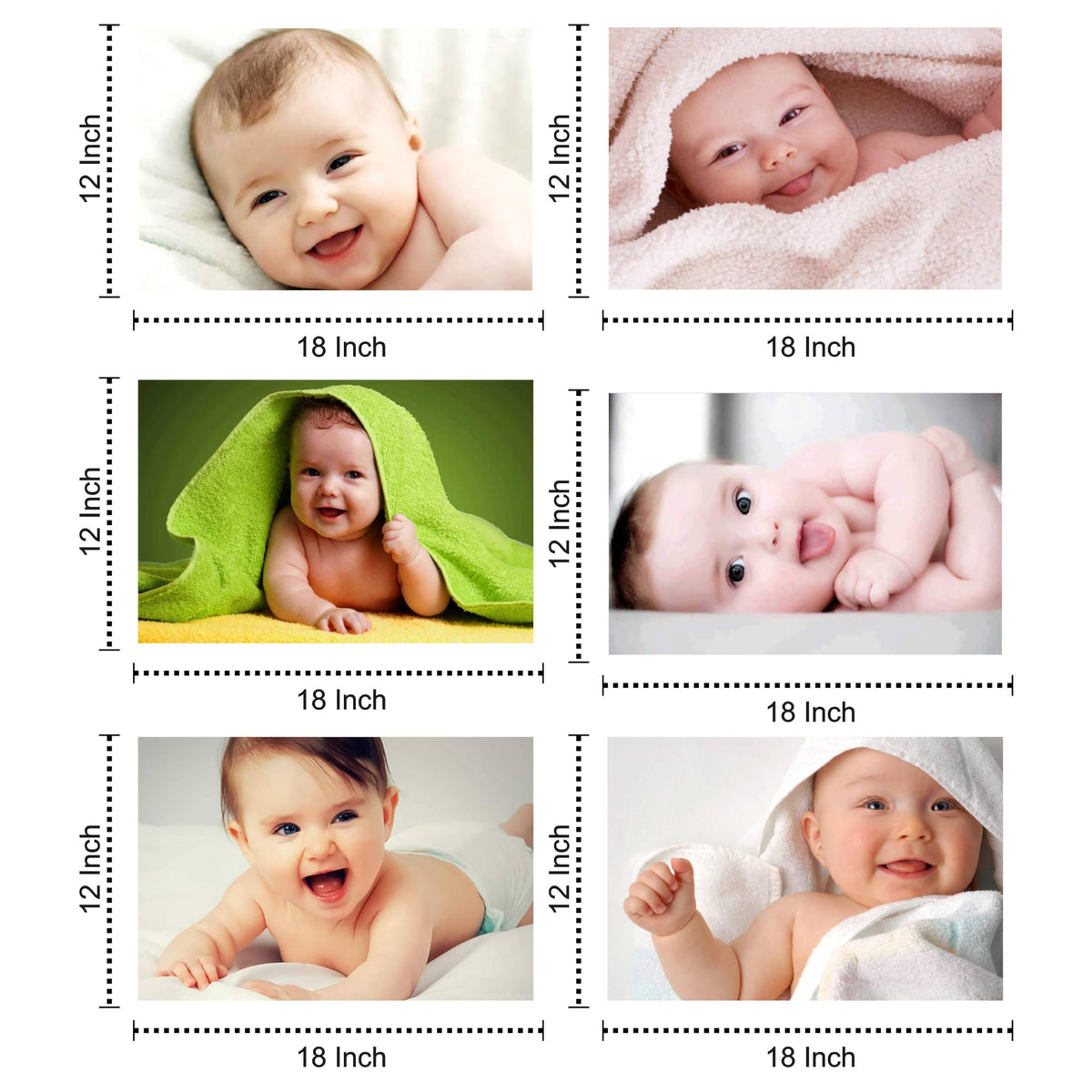 Giant Innovative Set Of 6 Cute Baby Poster | Poster For Pregnant Women ...