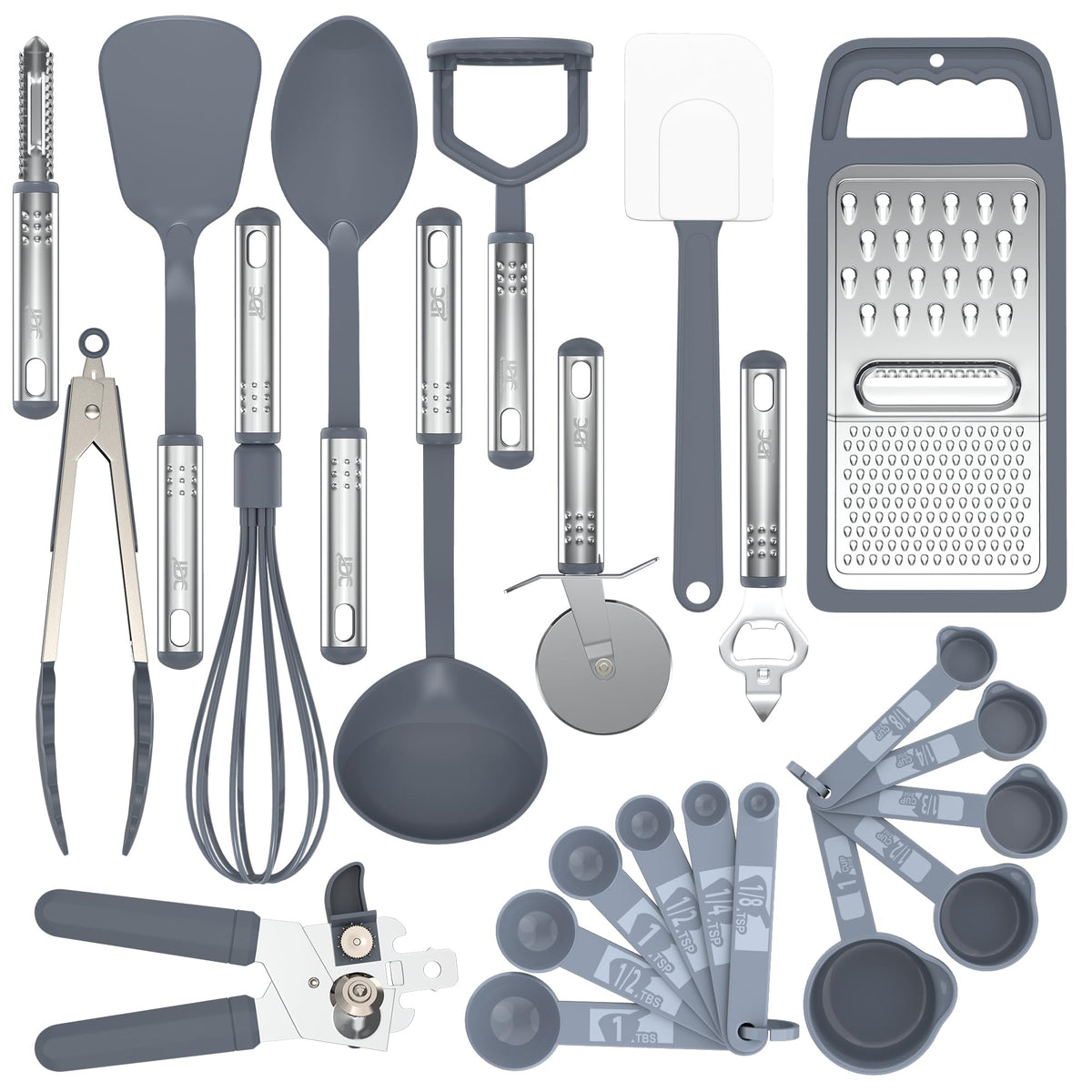 Lux Decor 23 Pcs Kitchen Utensils Set - Non-Stick And Heat Resistant N ...