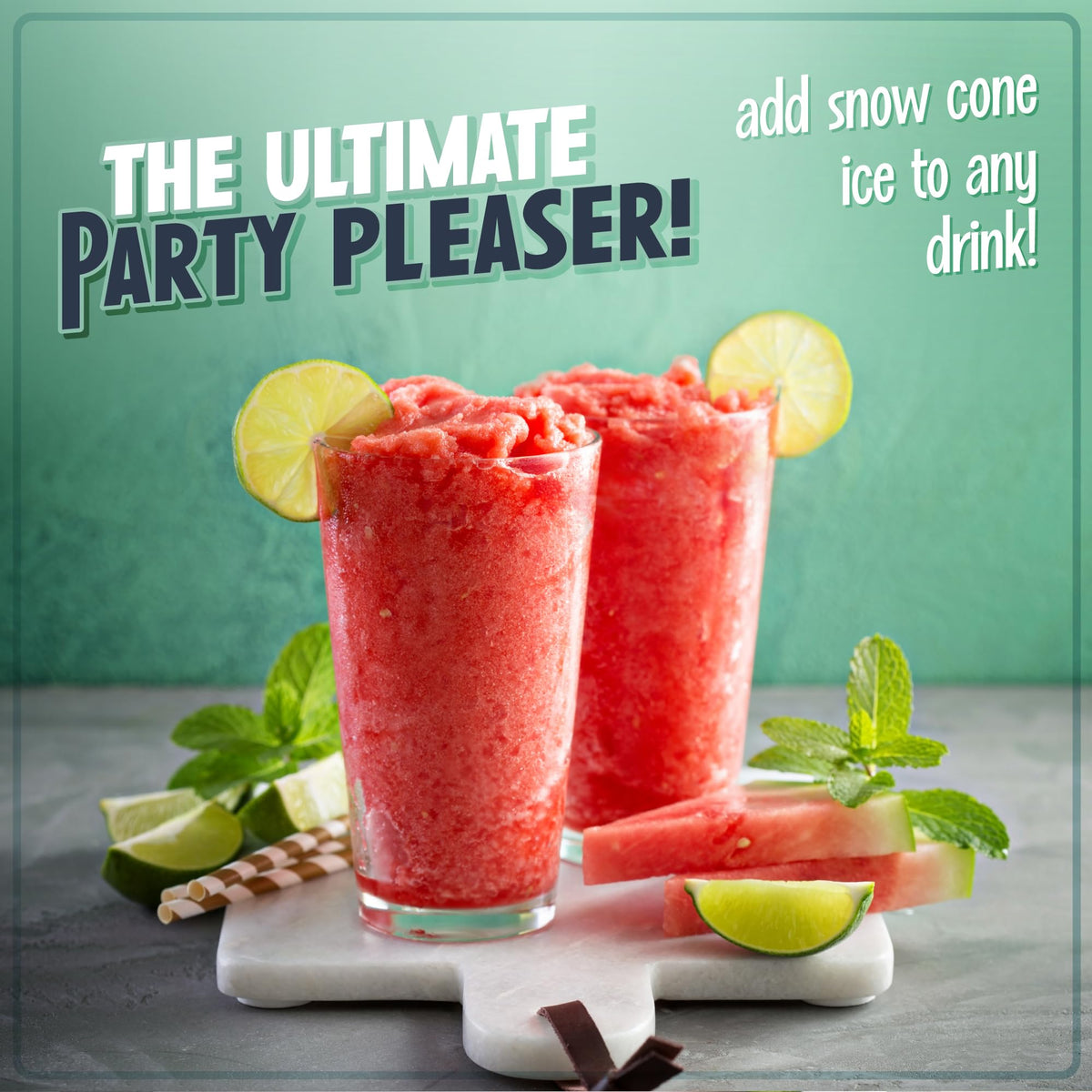 Nostalgia Snow Cone Shaved Ice Machine - Retro Table-Top Slushie Machi ...