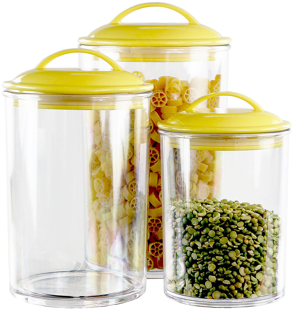 Calypso Basics By Reston Lloyd Acrylic Storage Canisters, Set Of 3, Le ...