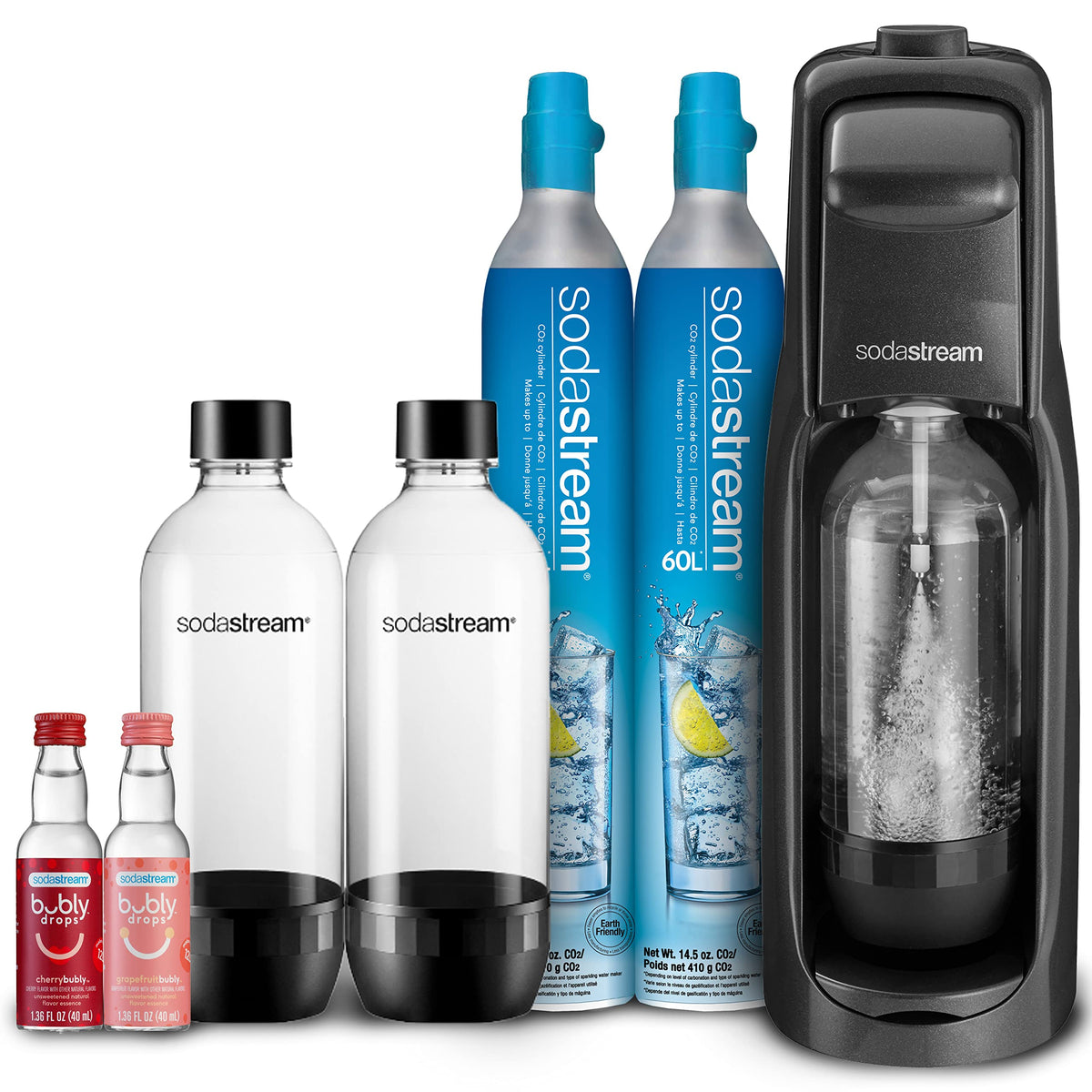 Sodastream Fountain Jet Sparkling Water Maker, Bundle With Bubly Drops ...