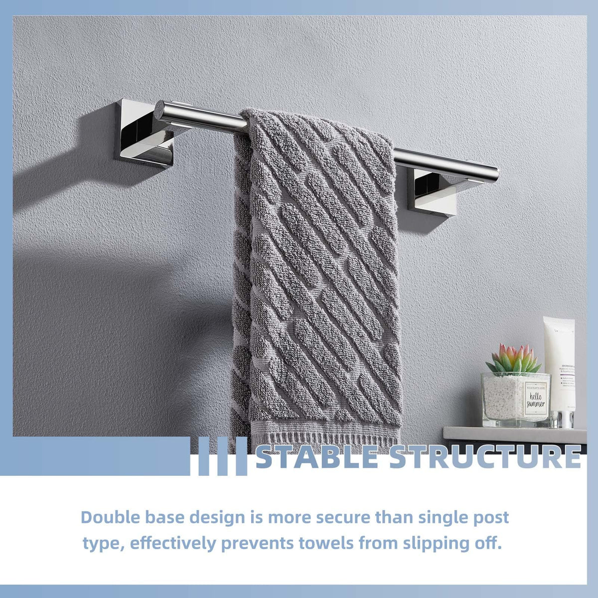 Hand Towel Bar 14'', Suyar Sus304 Stainless Steel Shower Towel Holder ...