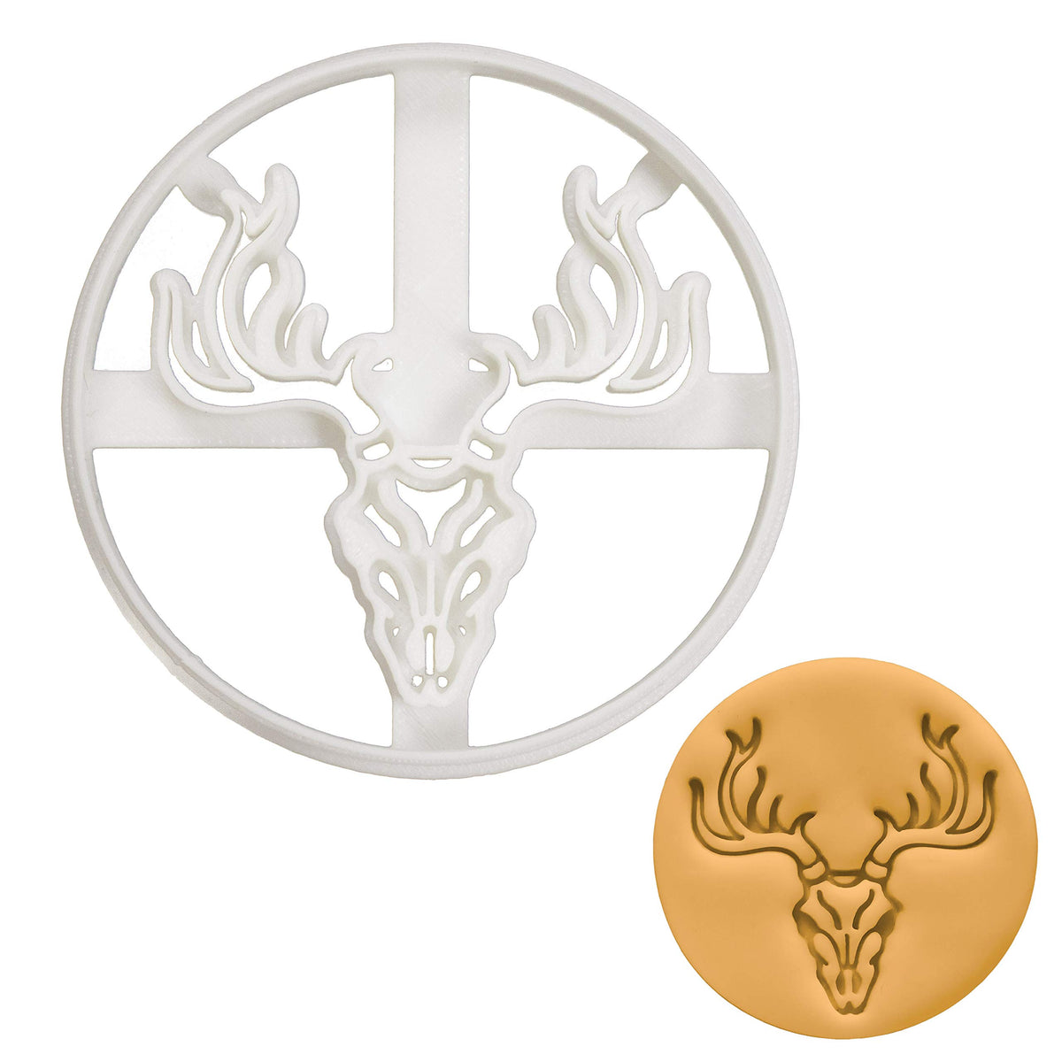 Stag Skull Cookie Cutter, 1 Piece - Bakerlogy – Homenkitchenshop