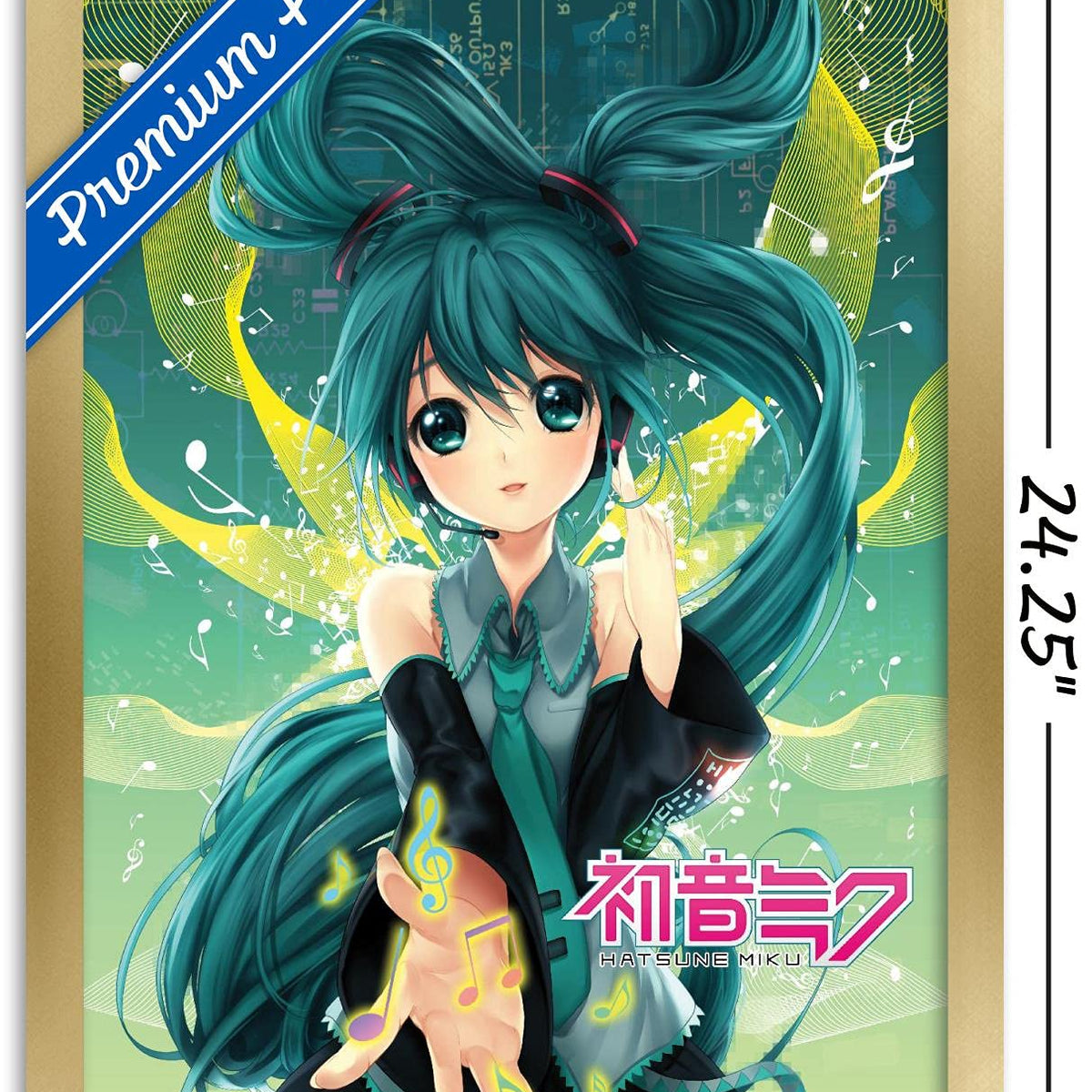 Trends International Hatsune Miku - Notes Wall Poster, 14.725'' X 22.3 ...