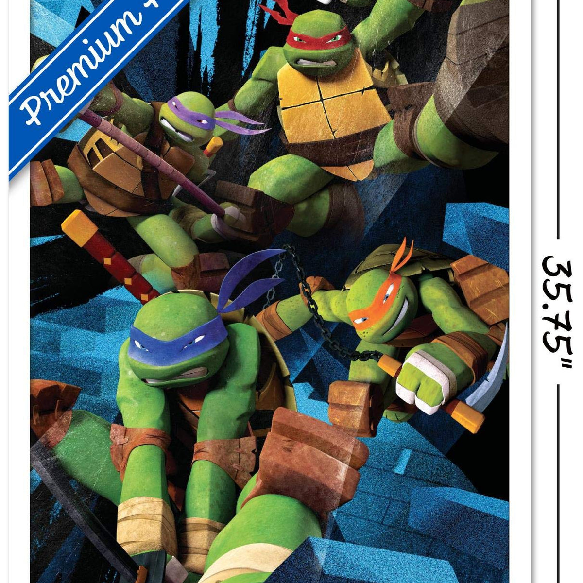 Trends International Nickelodeon Teenage Mutant Ninja Turtles - Attack ...