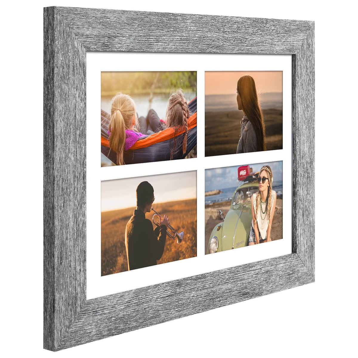 Gaevuian 9x13 Picture Frame Display 4 opening 4X6 Picture Frame Collag ...