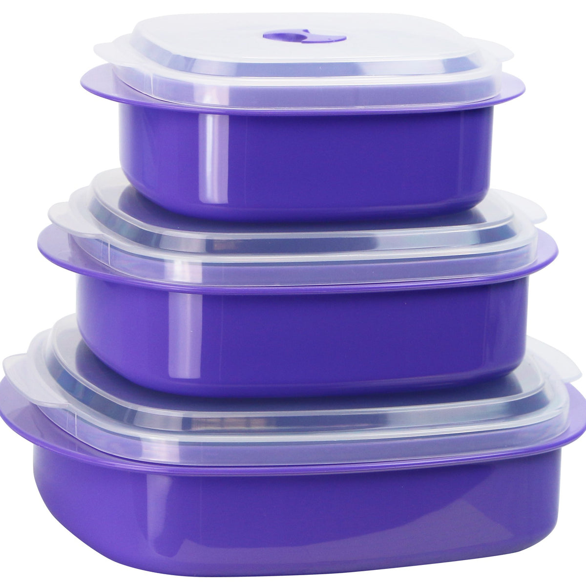 Reston Lloyd Microwave Storage, Adjustable Vent On Lids Cookware Set ...