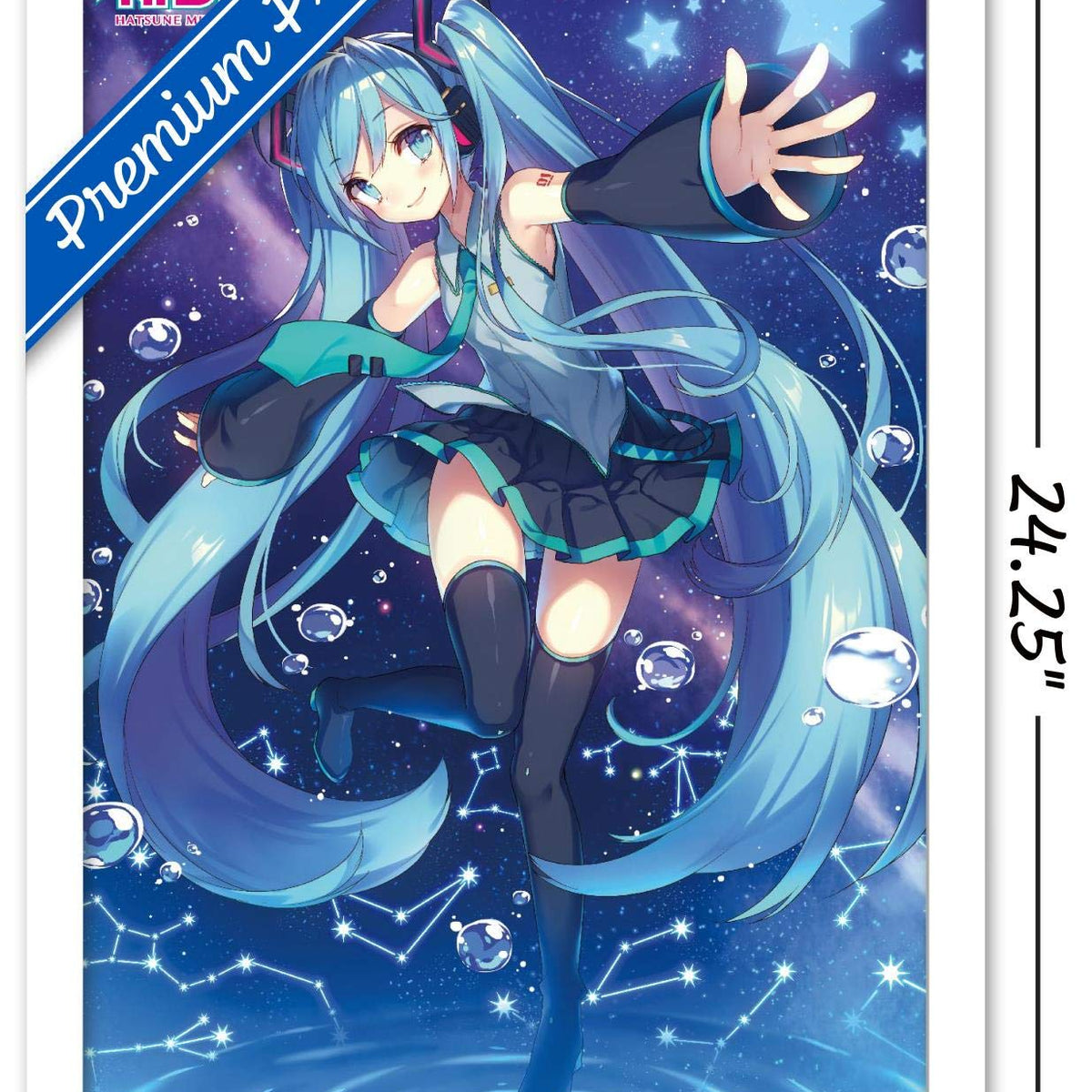 Trends International Hatsune Miku - Stars Wall Poster, 14.72'' X 22.37 ...