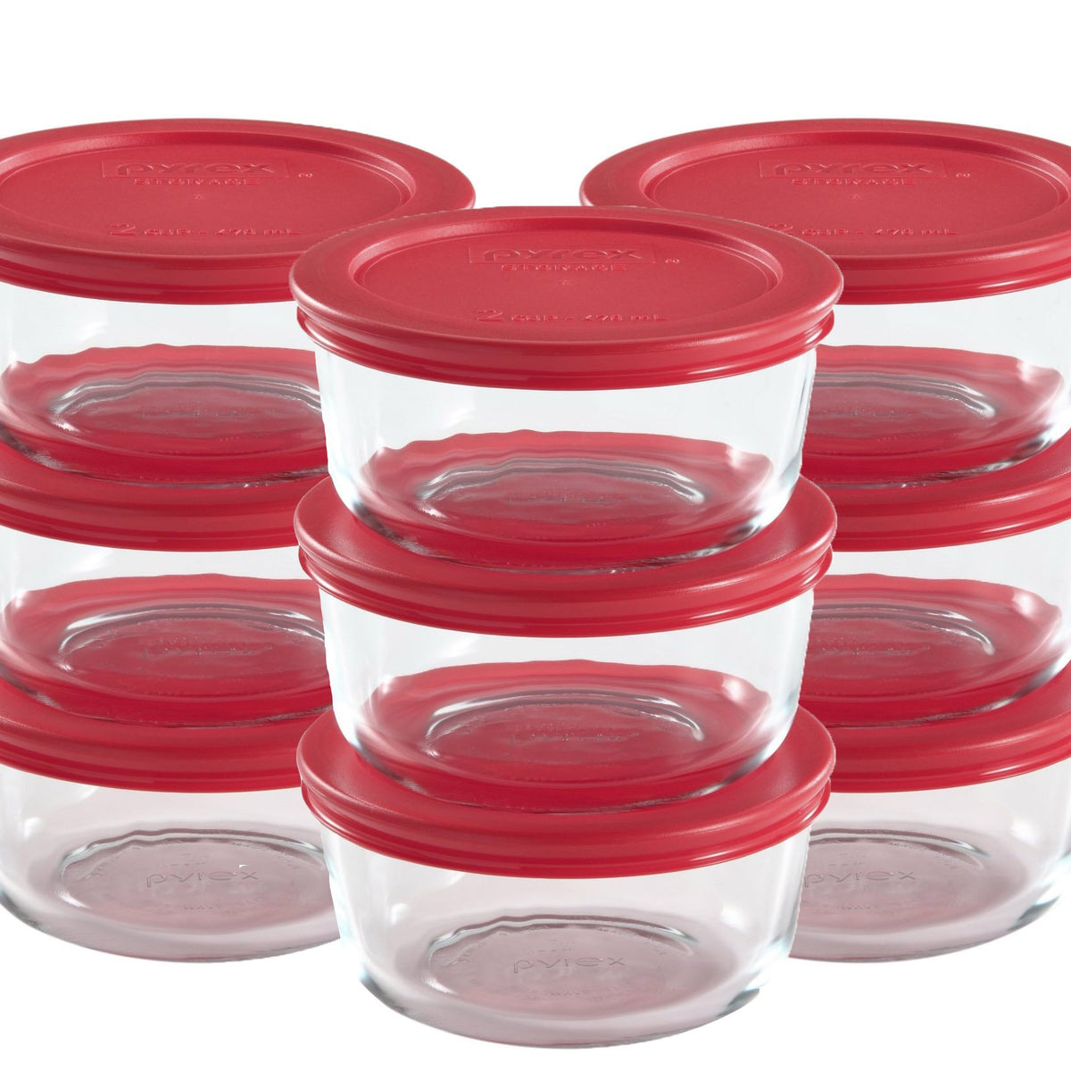 Pyrex 18-Piece Glass Food Storage Set With Lids – Homenkitchenshop