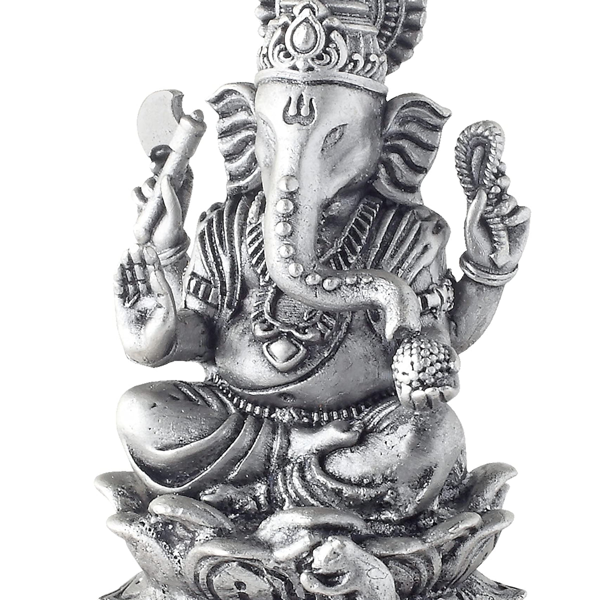 Prd Caratcafe Silver Ganesha Murti For Car,Home & Office Pure 925 Soli ...
