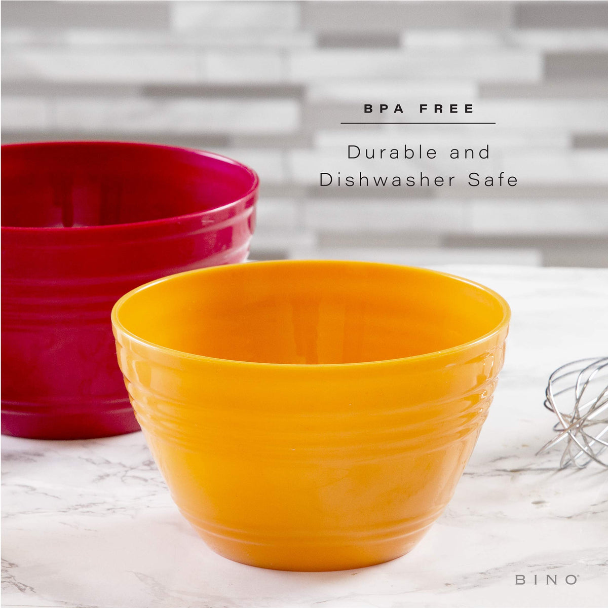 BINO Plastic Mini Prep Bowls Set - Small Multicolor Bowls with Lids, M ...