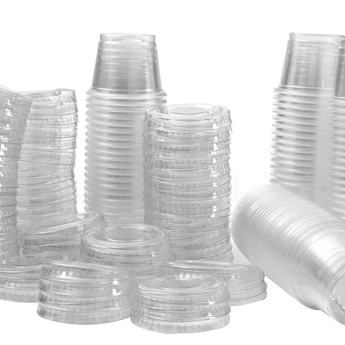 1 Oz Containers With Lids | Disposable Plastic Jello Shot Cups | Small ...