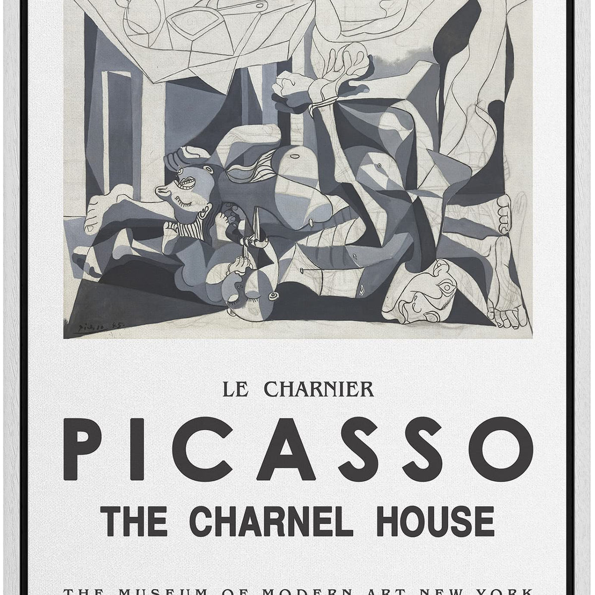 Idea4Wall Framed Canvas Print Wall Art The Charnel House By Pablo Pica ...
