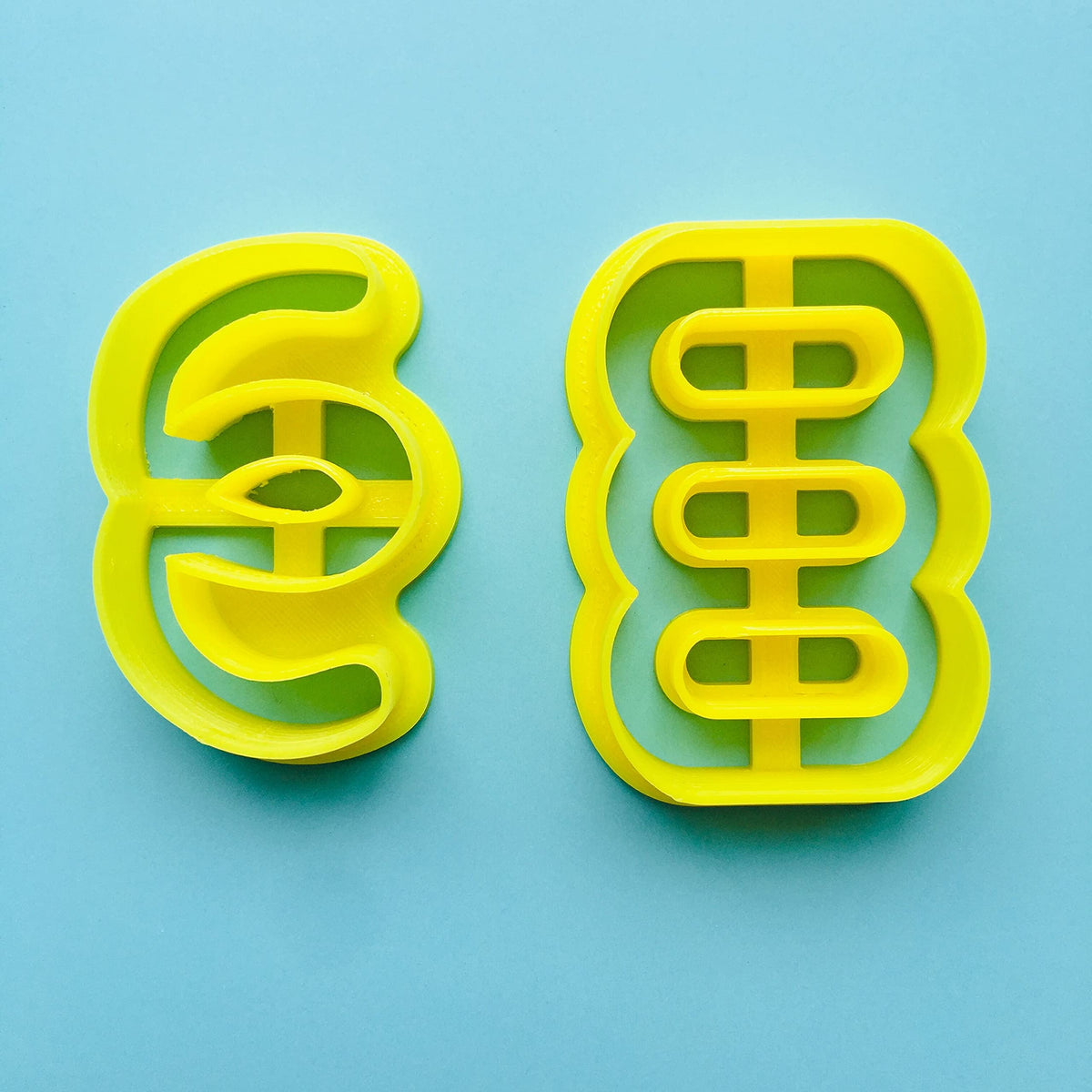 Chenrui Set Of 2 Hoop Polymer Clay Cutter, Curved Line Earring Clay Cu ...