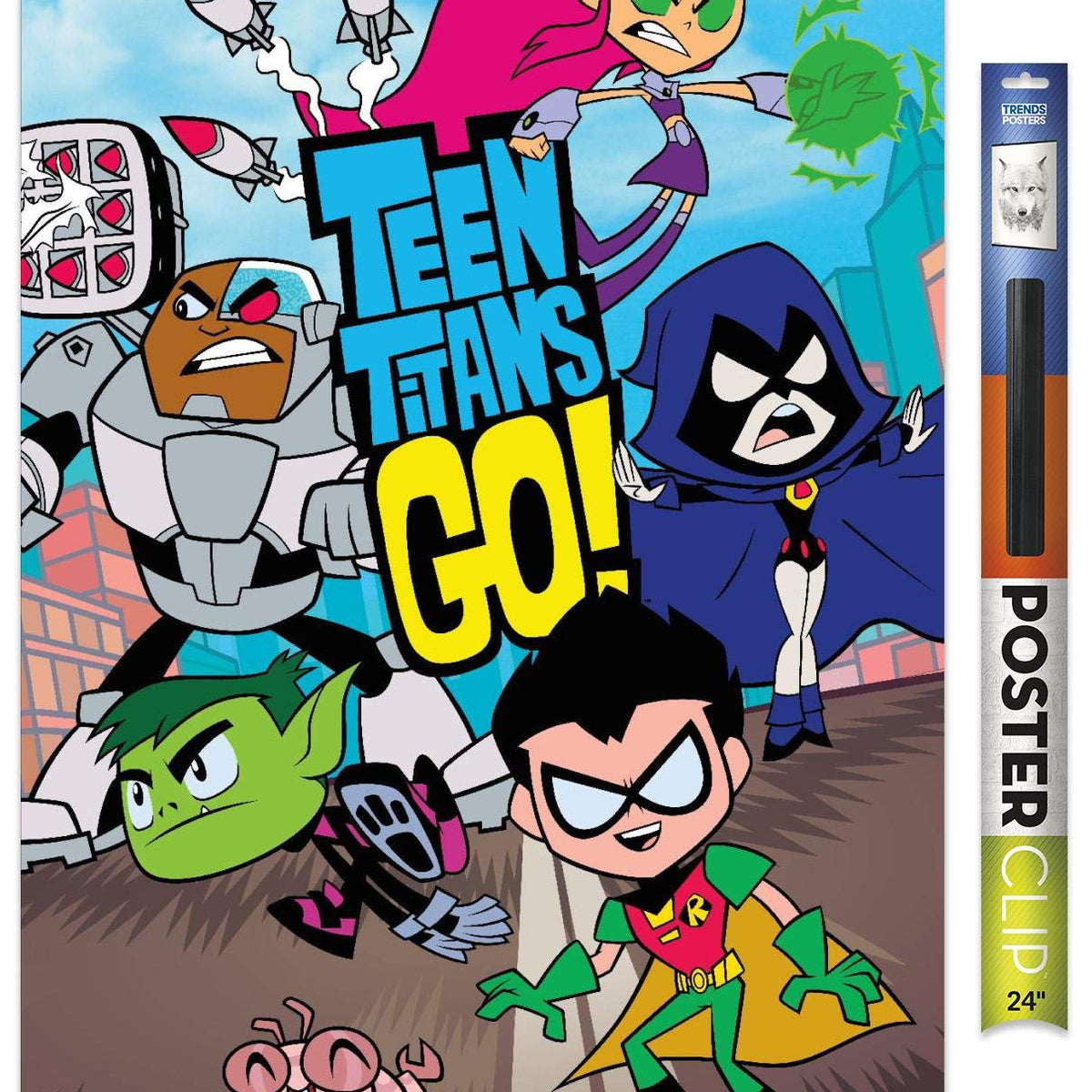 Trends International Dc Comics Tv - Teen Titans Go! - Group Wall Poste ...