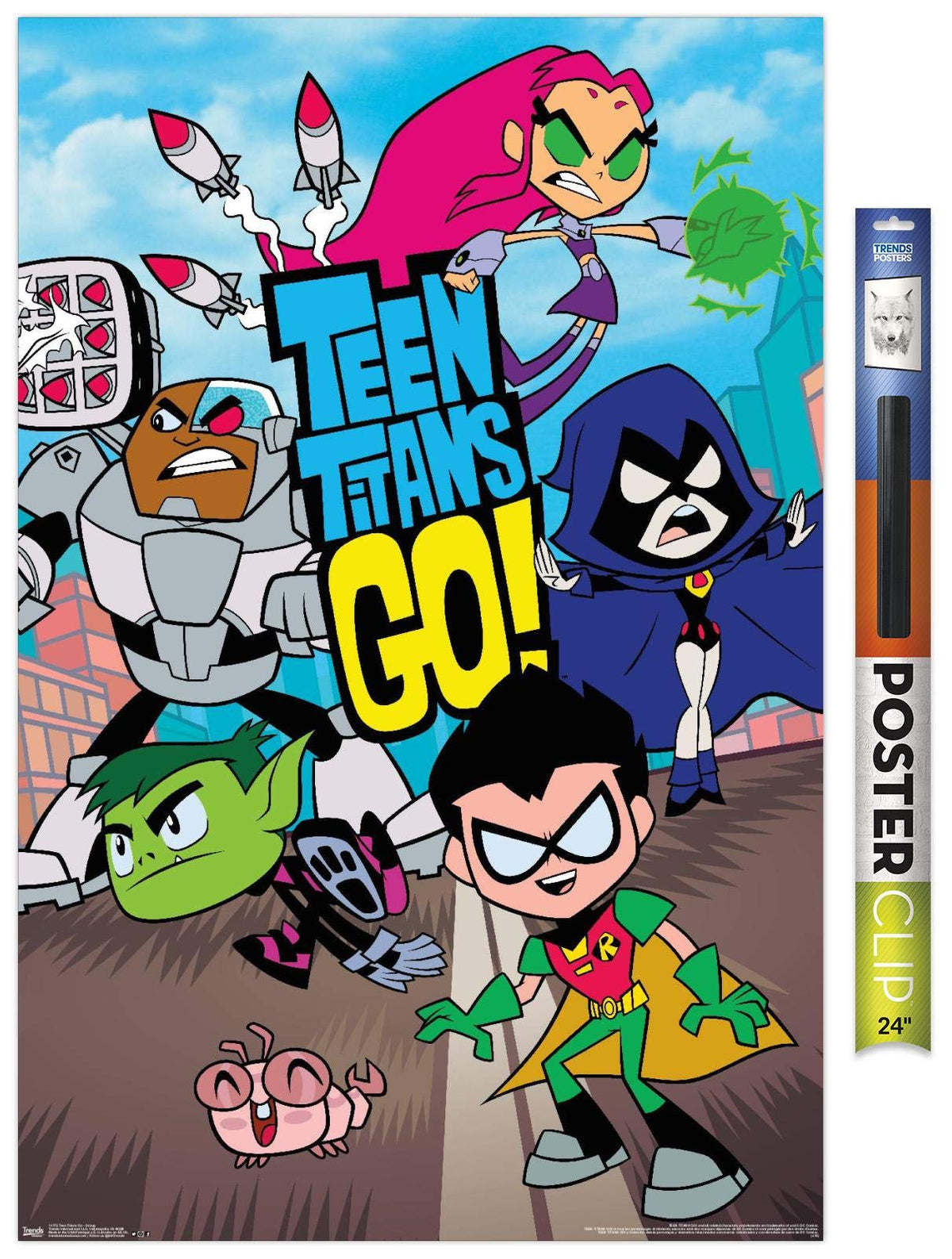 Trends International Dc Comics Tv - Teen Titans Go! - Group Wall Poste ...