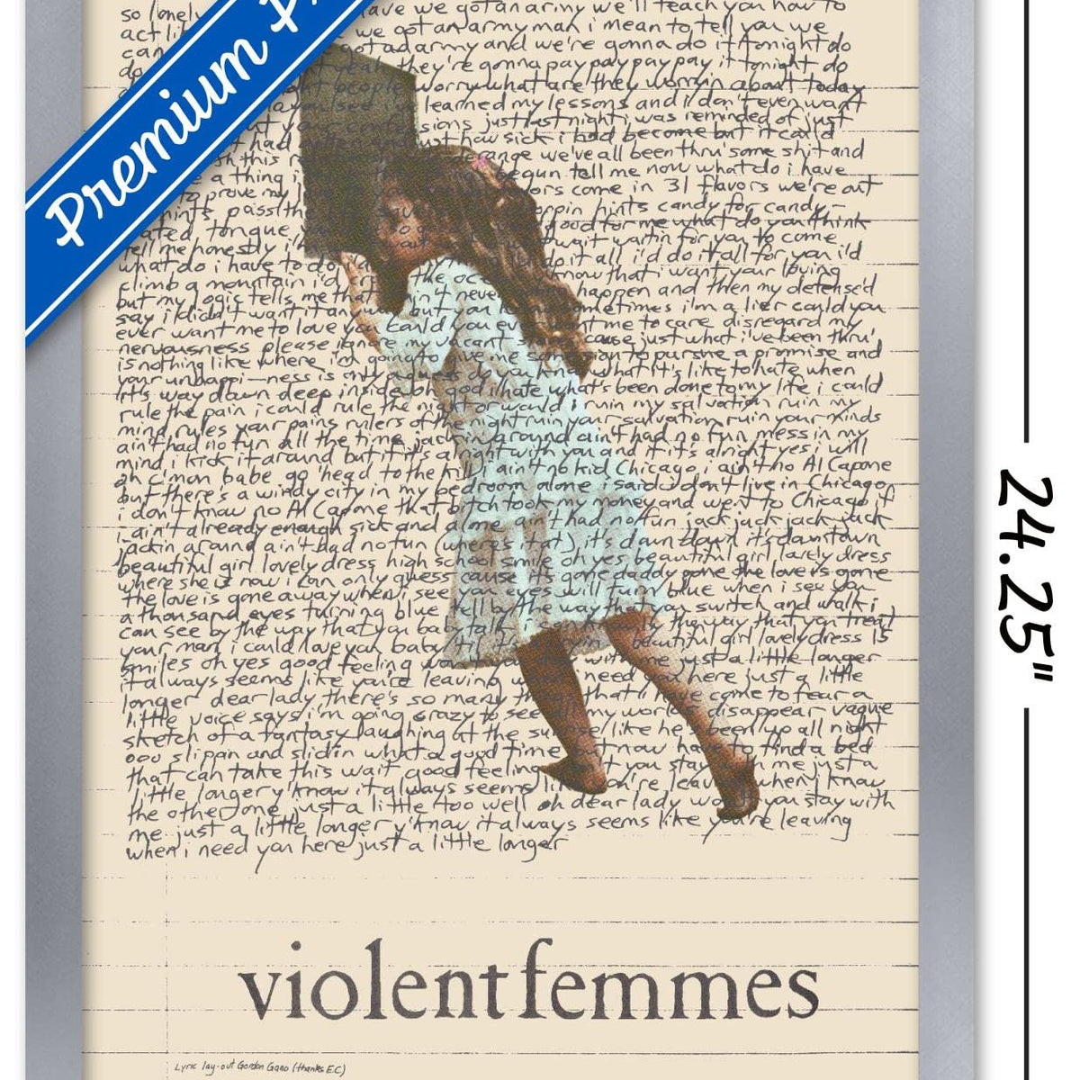 Trends International Violent Femmes - Lyric Girl Tea Towel Wall Poster ...