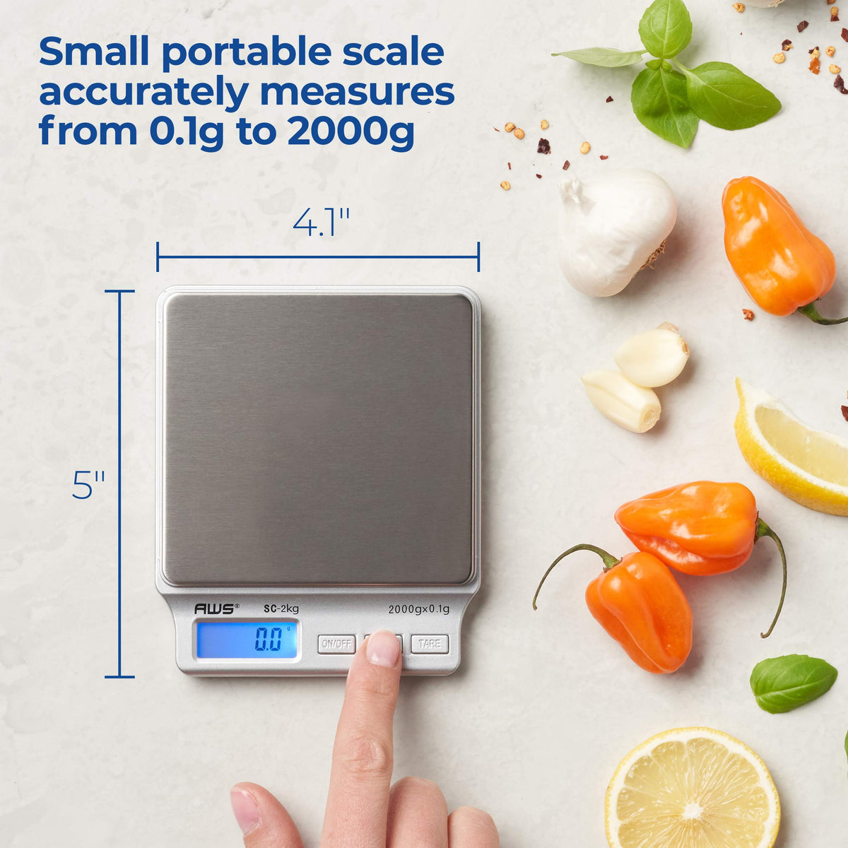 Sc Series Precision Digital Kitchen Weight Scale, Food Measuring Scale ...