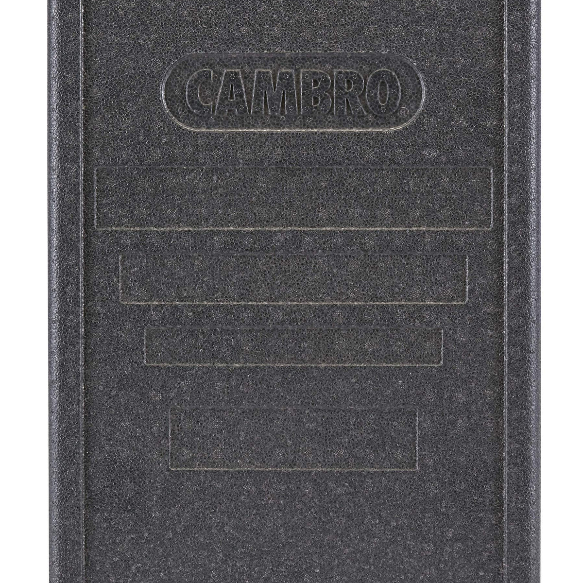 Cambro Epp180Lid110 Cam Gobox Full-Size Top Loader Lid Black Case Of 1 ...