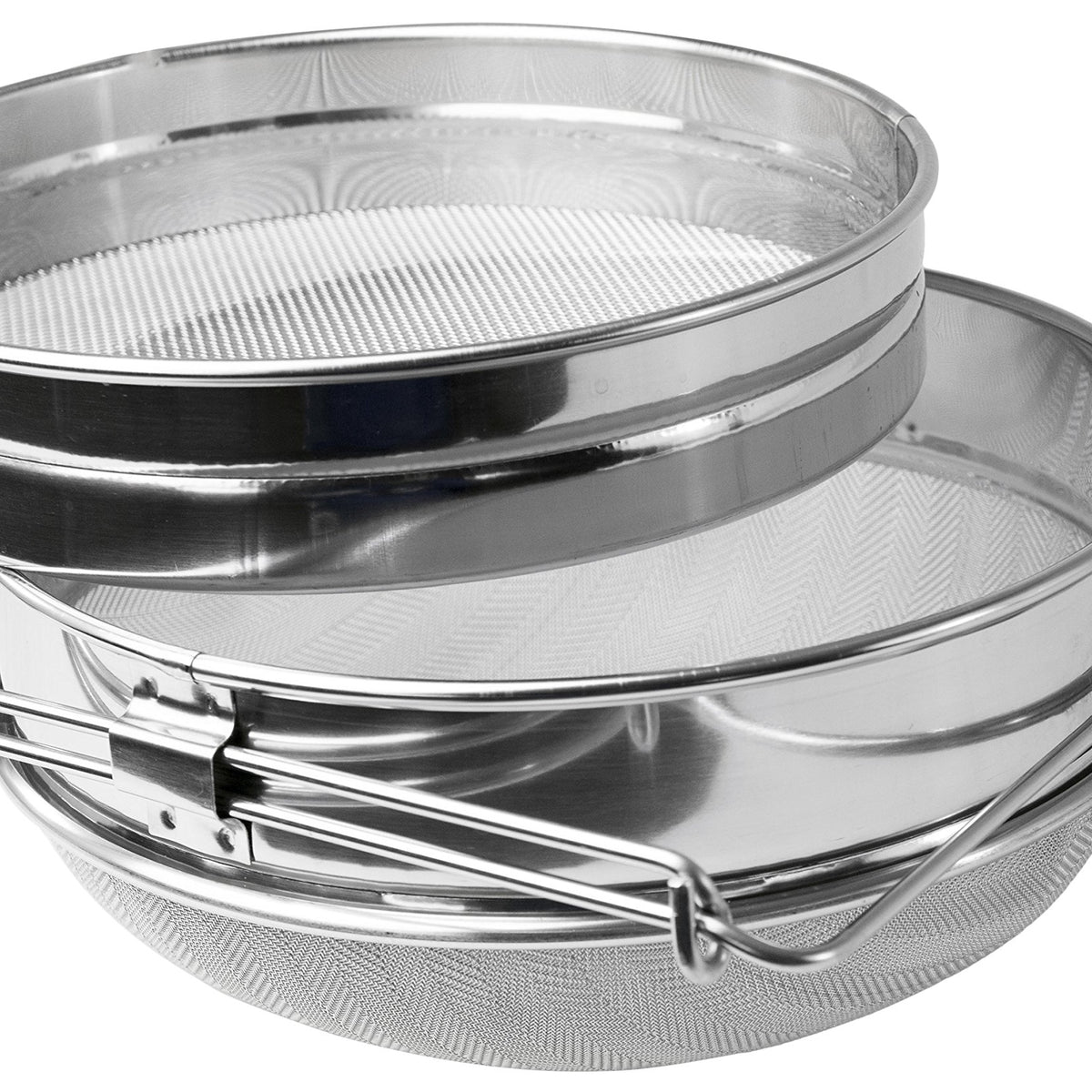 Vivo Stainless Steel Honey Strainer Double Sieve, Bee Keeping Equipmen ...