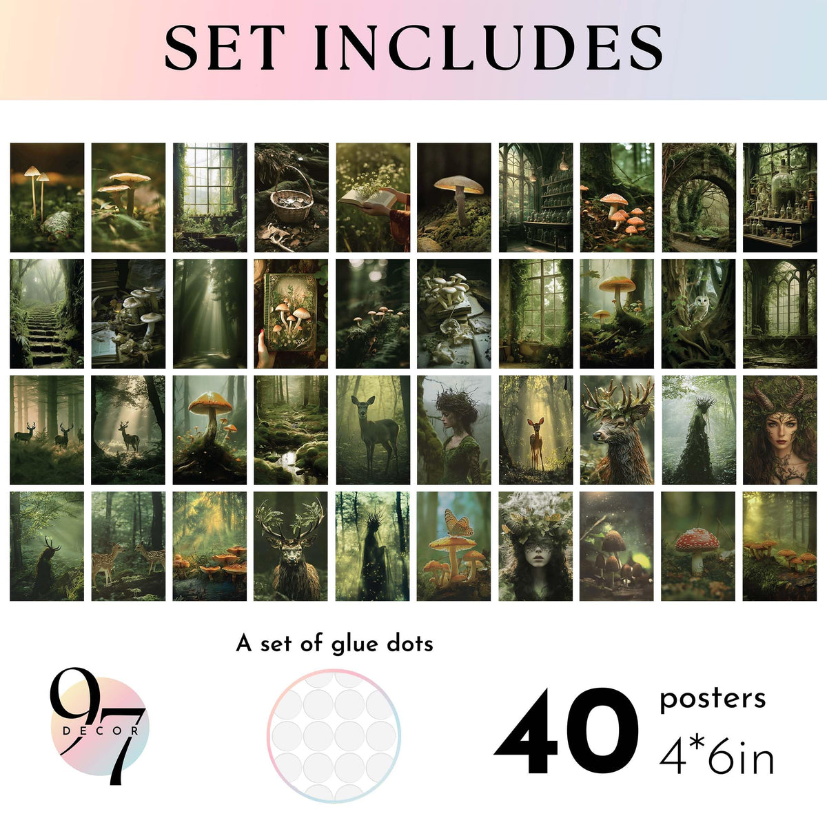 97 Decor Goblincore Room Decor - 40 Pcs Goblin Core Posters For Room A ...