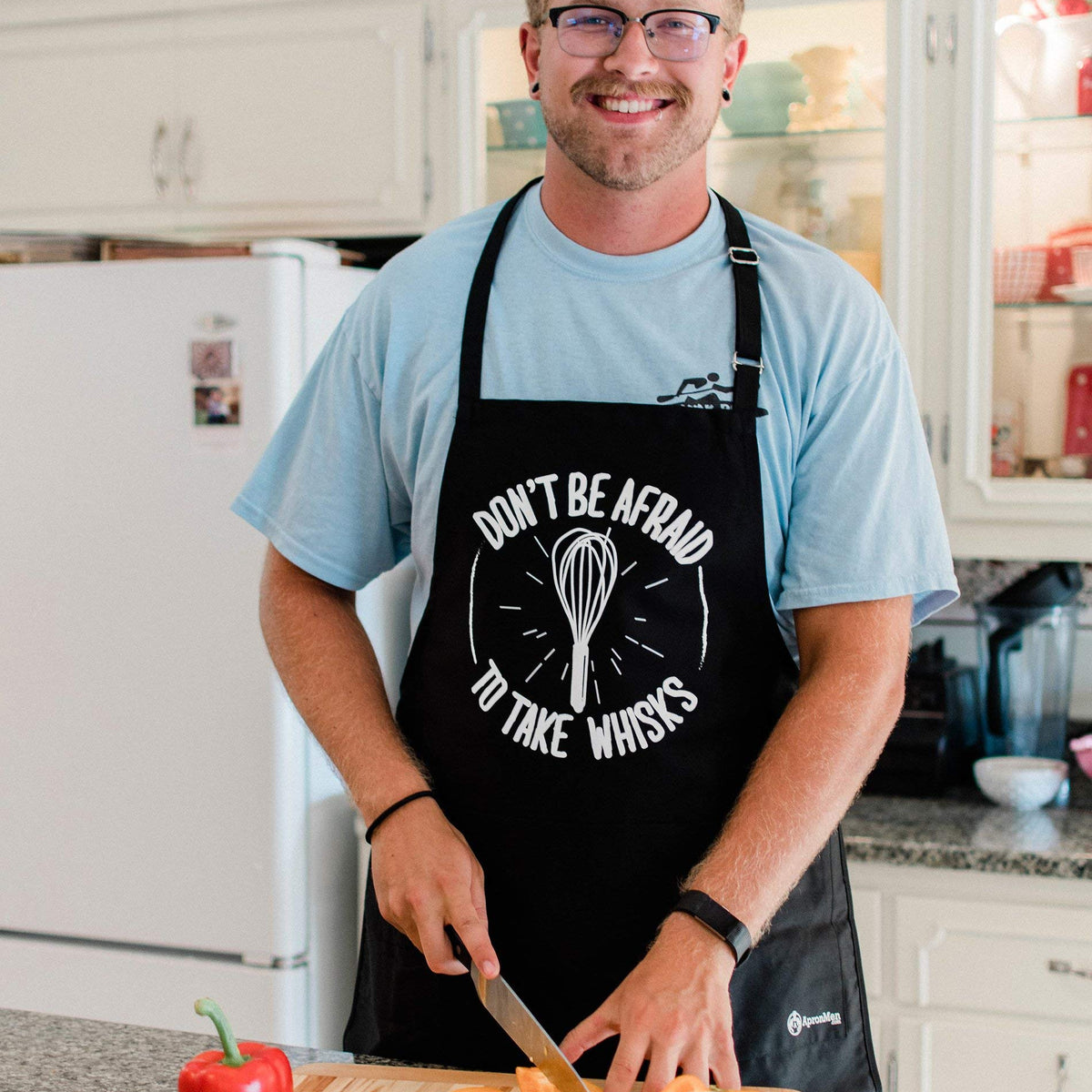 Apronmen, Take Whisks Bbq Grill Adjustable Apron For Men, Black, One S ...