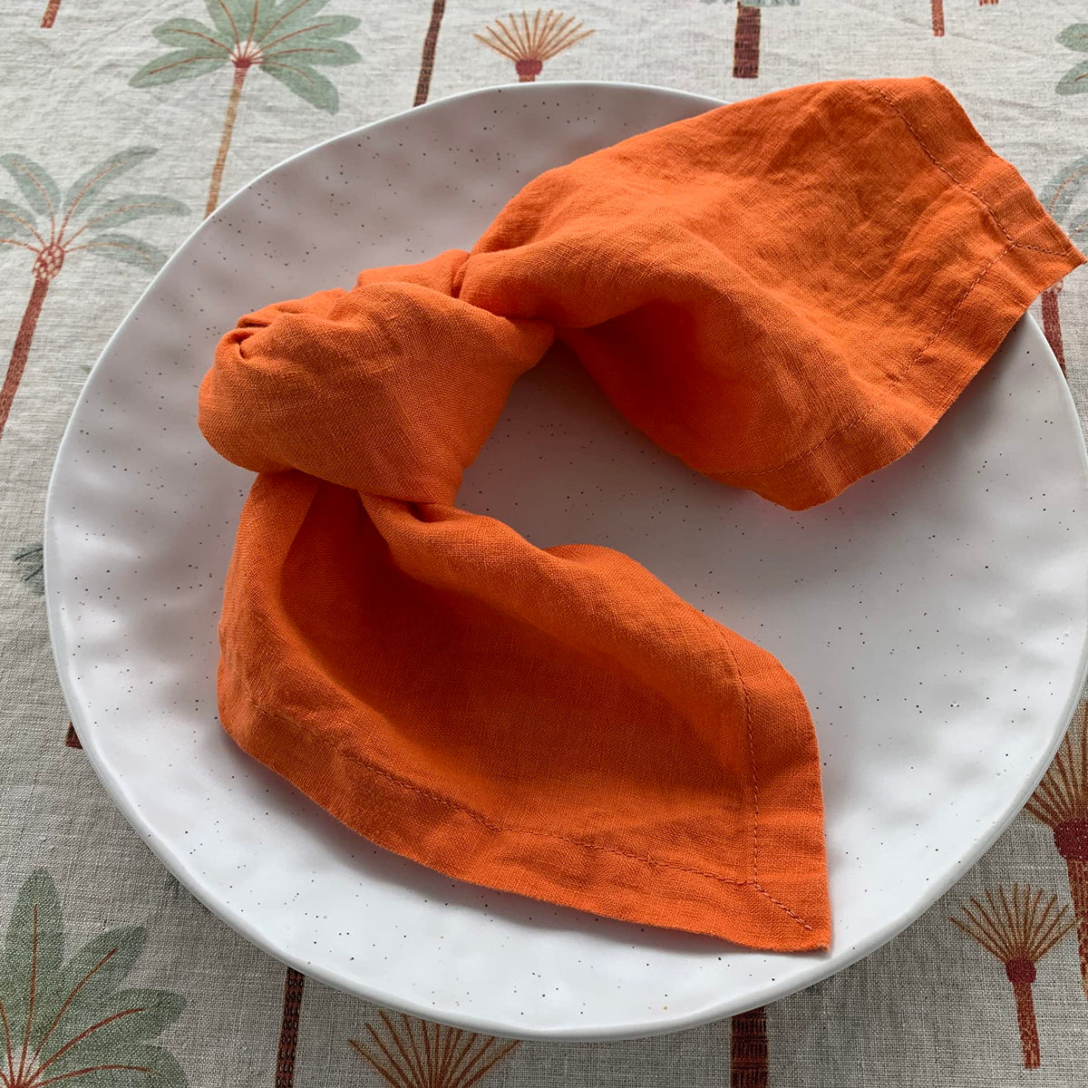 Linen Napkins -100% French Flax - Stonewashed Pure Linen Cloth Napkins ...
