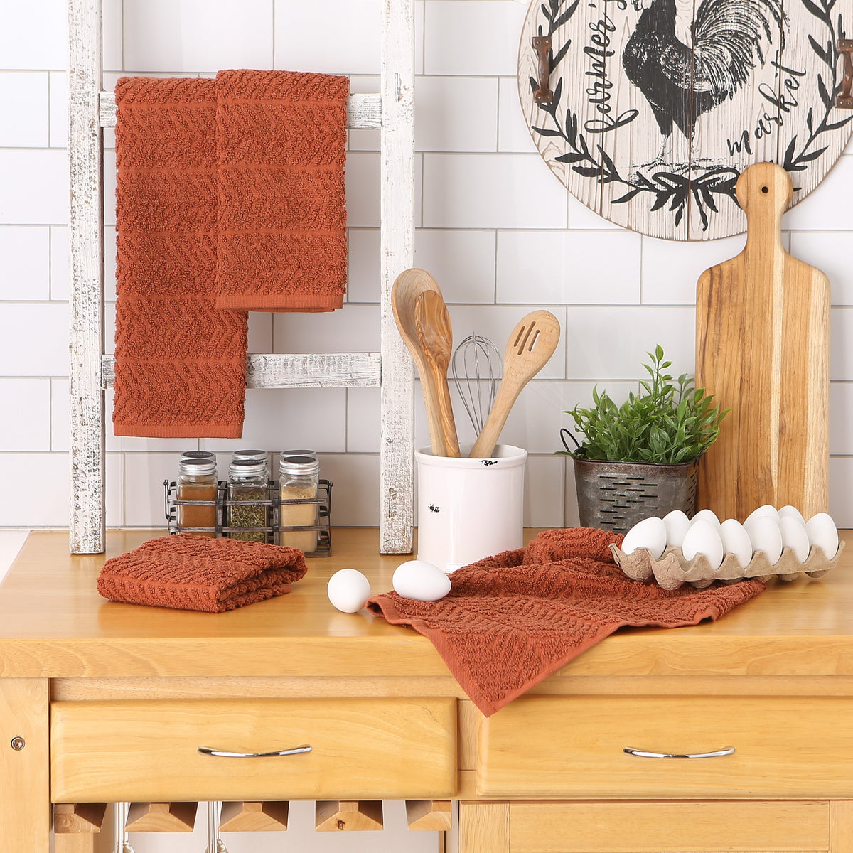 DII Spice Chevron Luxury Barmop (Set of 4) – Homenkitchenshop