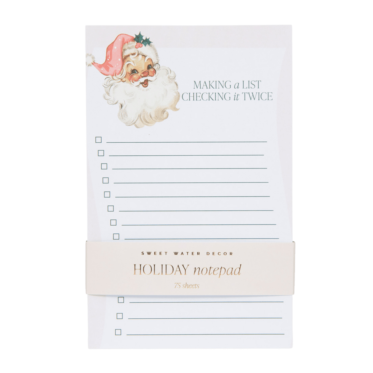 Vintage Santa Notepad – Homenkitchenshop